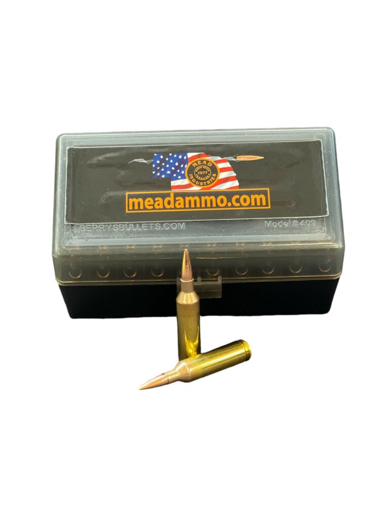 22 Creedmoor MEAD 77gr Match BTHP, Factory Seconds! New Brass! (50 ...
